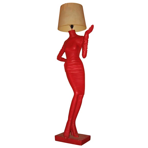 "Pink Lady" Floor Lamp For Sale at 1stDibs