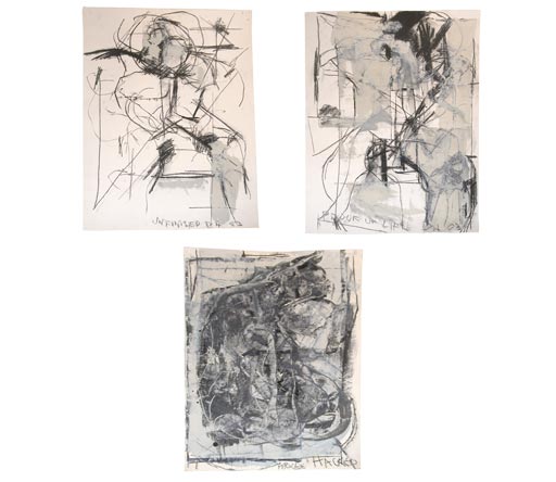Three Drawings by David Hacker For Sale at 1stDibs | david hacker artist