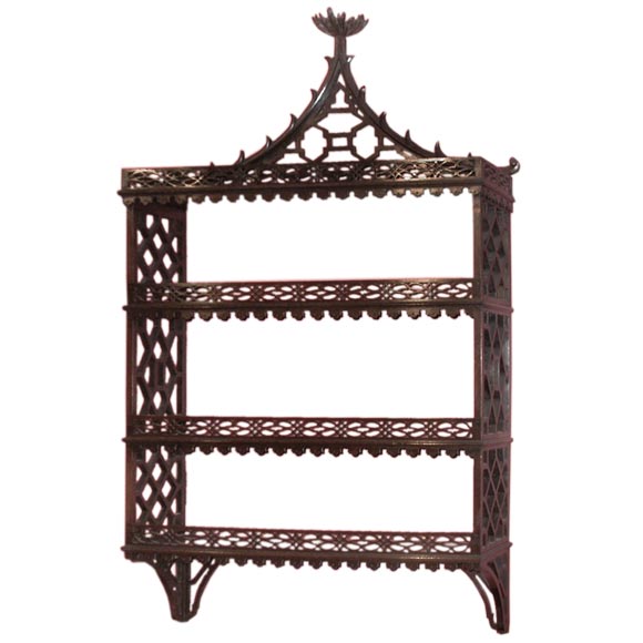 Chippendale Hanging Shelf at 1stDibs