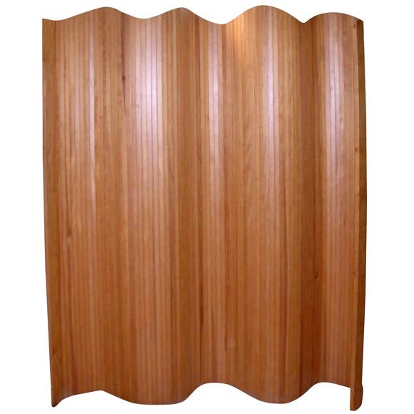 Flexible Wooden Screen at 1stDibs | flexible wood panel