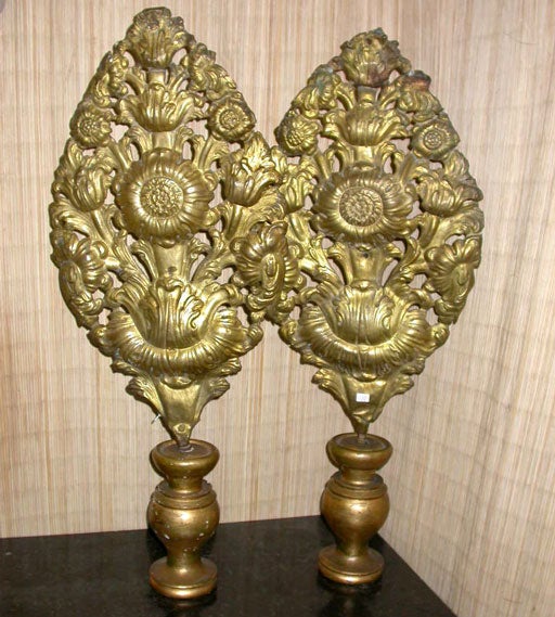 Pair of Dutch Ormolu Candle Reflectors at 1stDibs