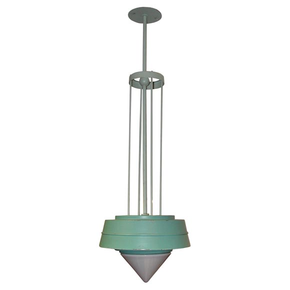 ART DECO HANGING LIGHT For Sale at 1stDibs