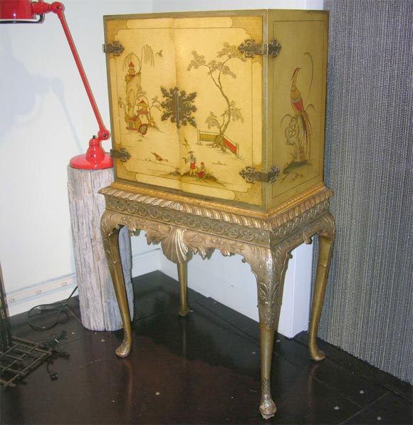 A Great Example of A English Chinoiserie Bar at 1stDibs