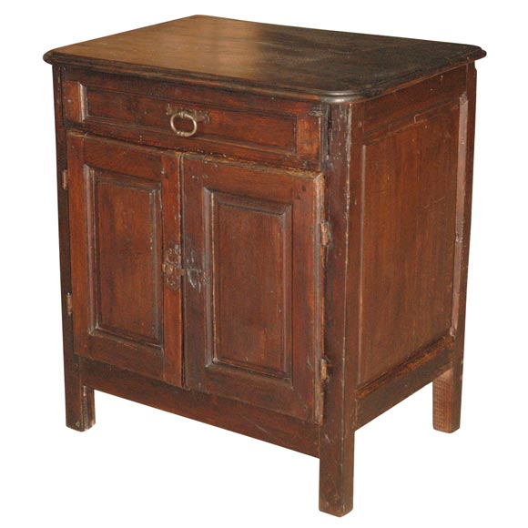 18th Century Dark Oak French Jam Cabinet at 1stDibs