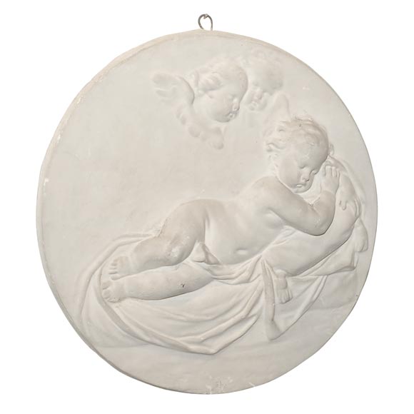 Decorative Plaster Bas Relief at 1stDibs