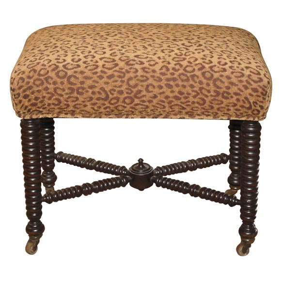 Bobbin turned stool at 1stDibs