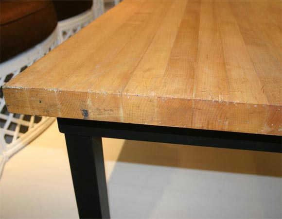 Butcher Block Coffee Table at 1stDibs