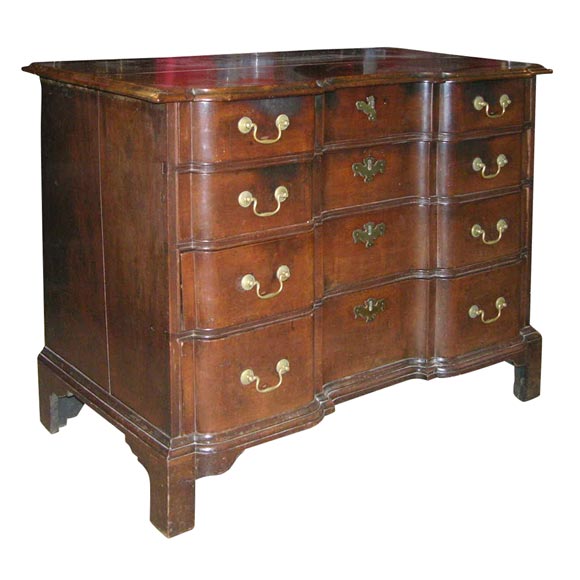 18th Century American Block Front Chest at 1stDibs