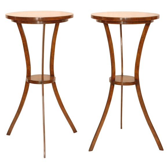 Pair French Side/Drink Tables at 1stDibs