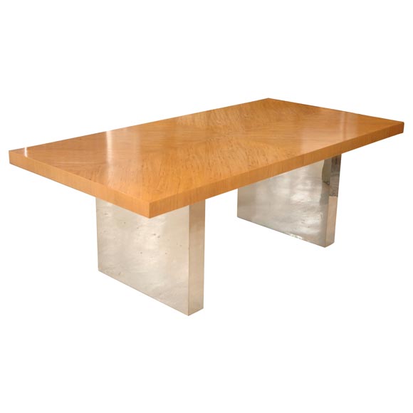 Milo Baughman Dining Table at 1stDibs