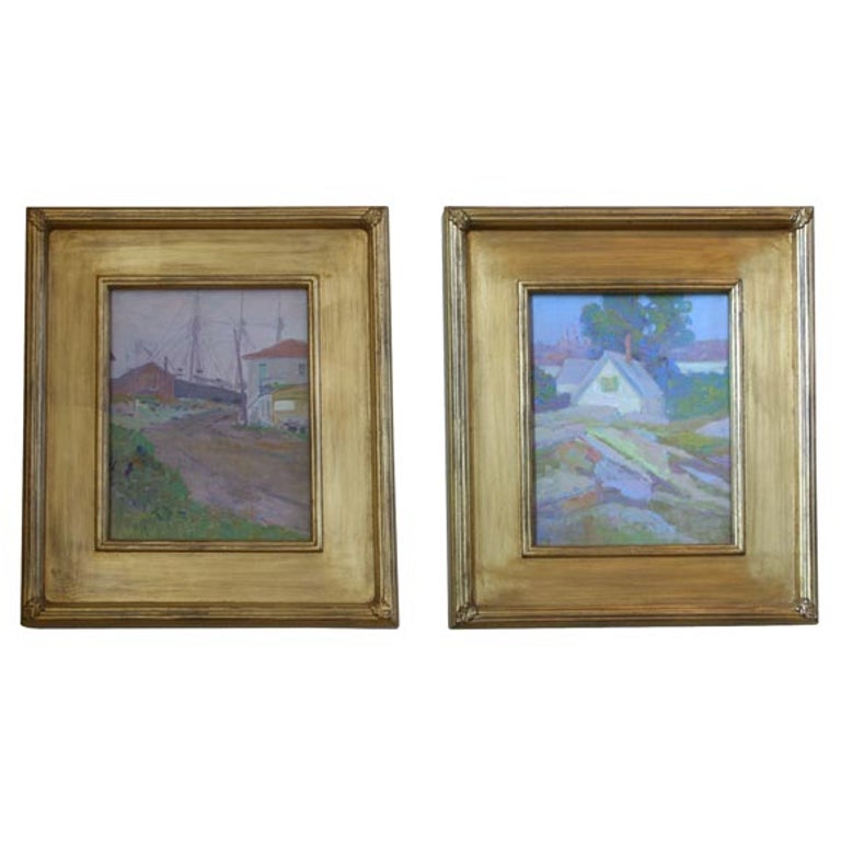A Pair of Paintings by American Artist Mary Loring Warner at 1stDibs