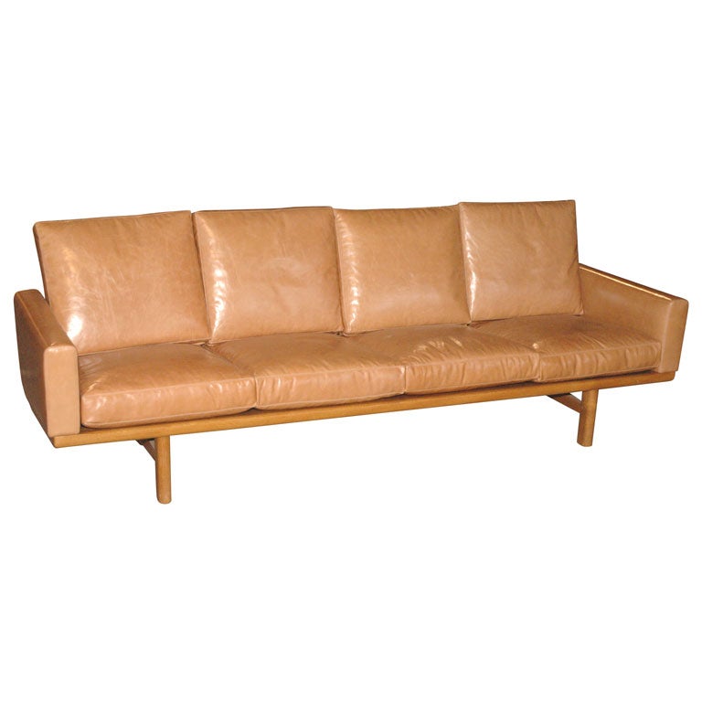 Hans Wegner Four-Seat Sofa at 1stDibs