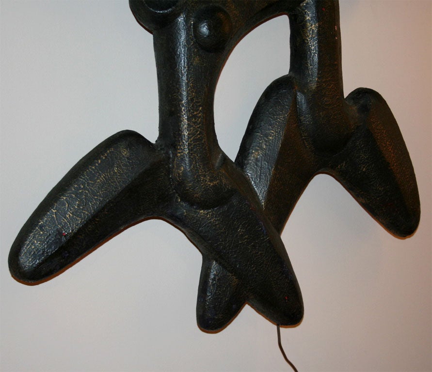 Frederick Weinberg Lighted Wall Sculpture at 1stDibs
