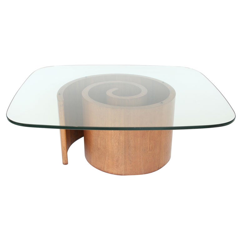 Snail Table by Vladimir Kagan at 1stDibs