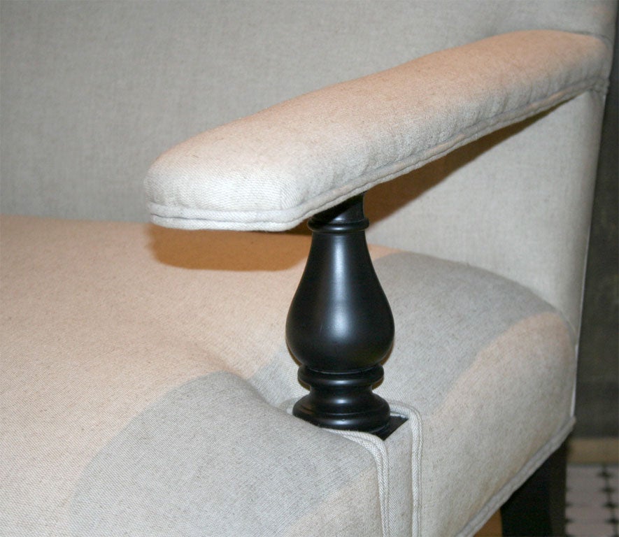 Belgian Open Arm Lounge Chairs at 1stDibs