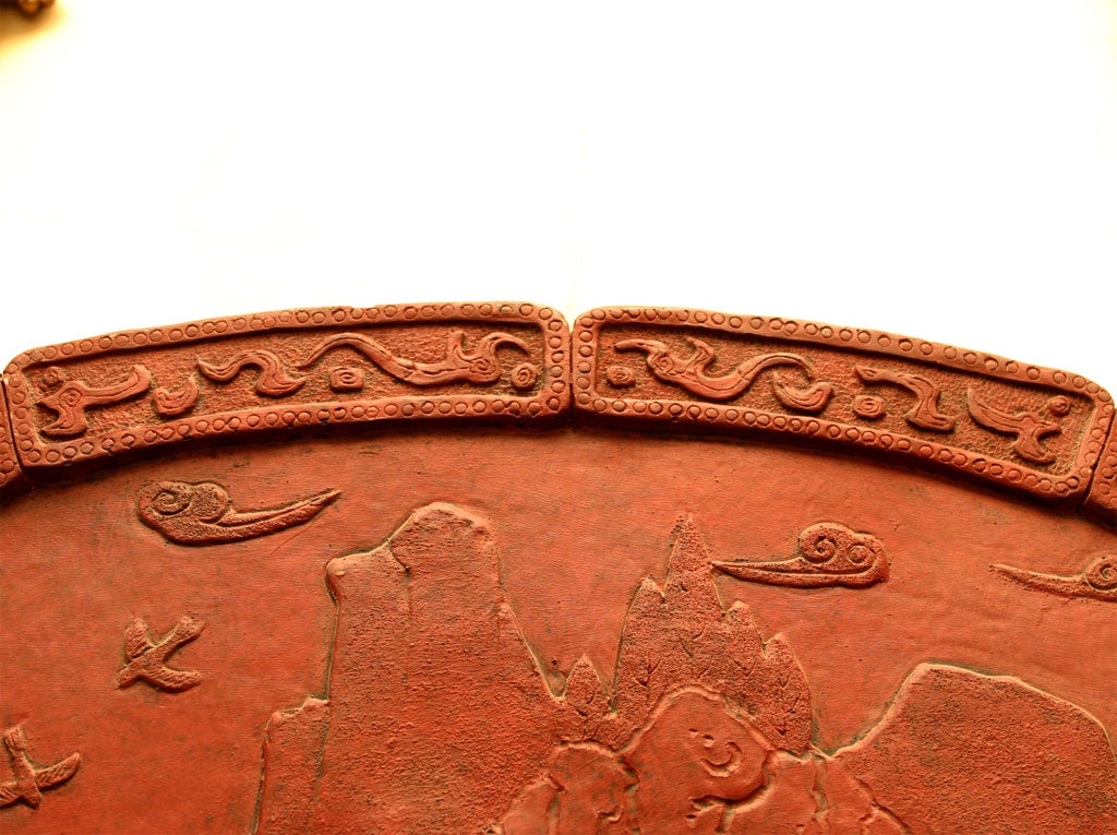 Oval Chinese Plaque at 1stDibs