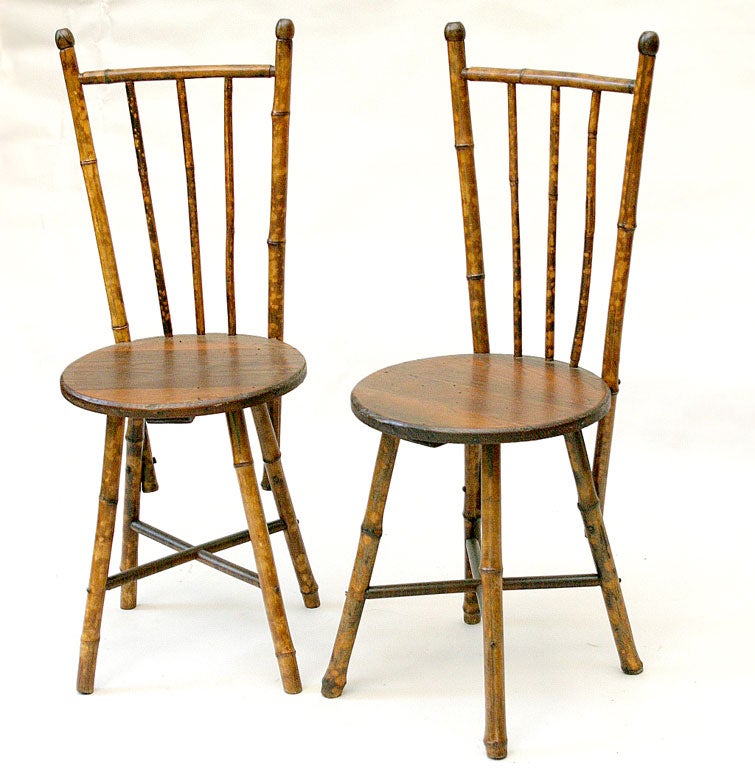 Bamboo Side Chairs at 1stDibs