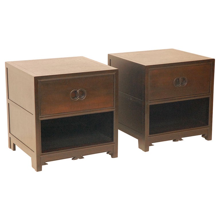 Pair Of Baker Night Stands at 1stDibs