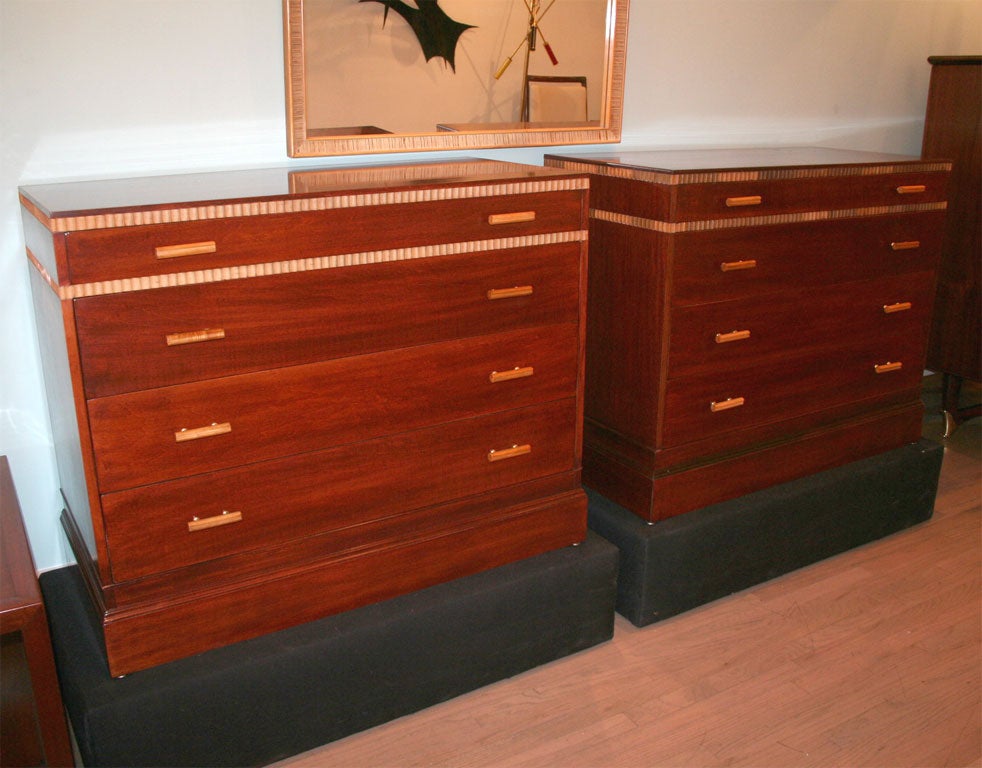 Pair of chests by Kittinger at 1stDibs