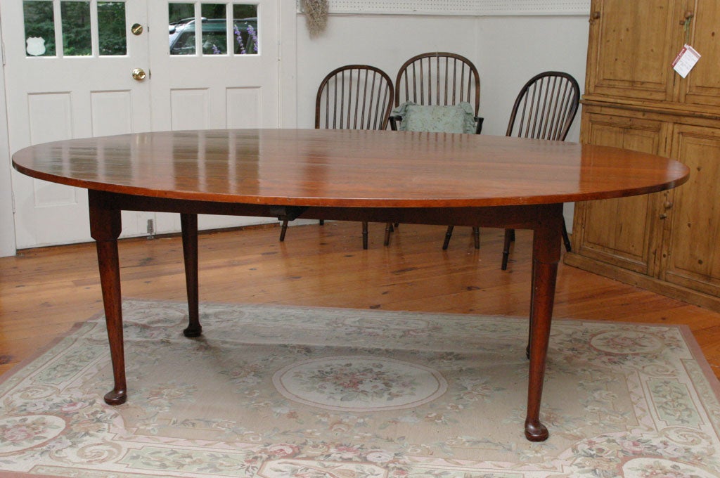 Reproduction Oval Dining Table at 1stDibs