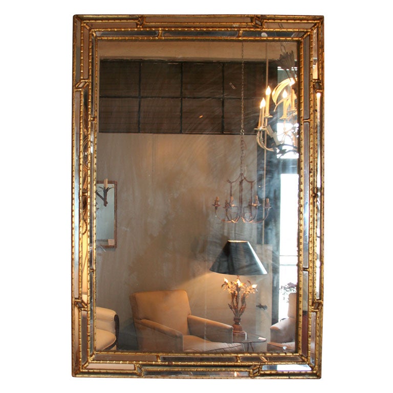 Large Gilt Mirror at 1stDibs