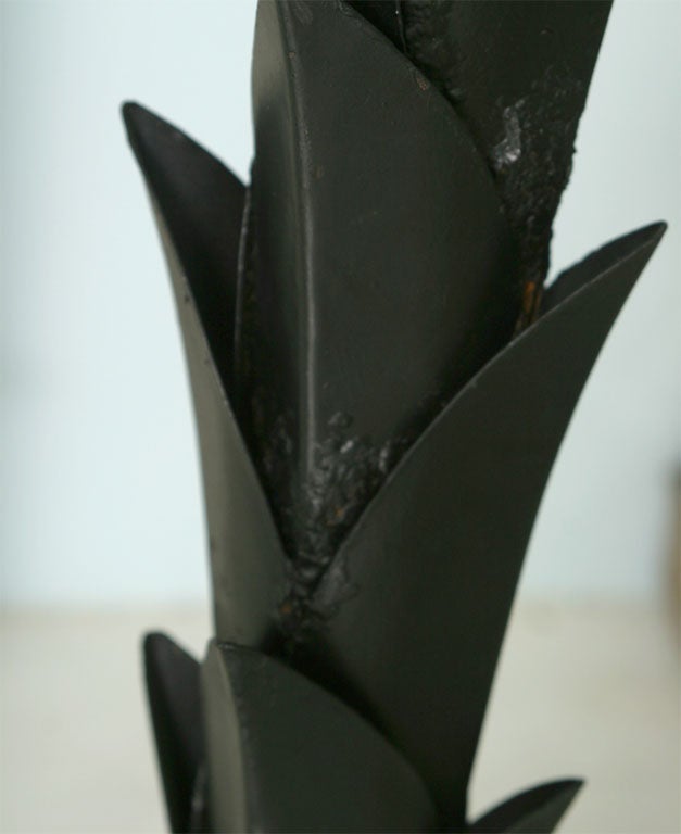 WONDERFUL PAIR OF 8' FOOT TOLE PALM TREES at 1stDibs