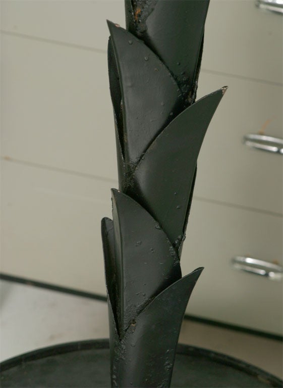 WONDERFUL PAIR OF 8' FOOT TOLE PALM TREES at 1stDibs