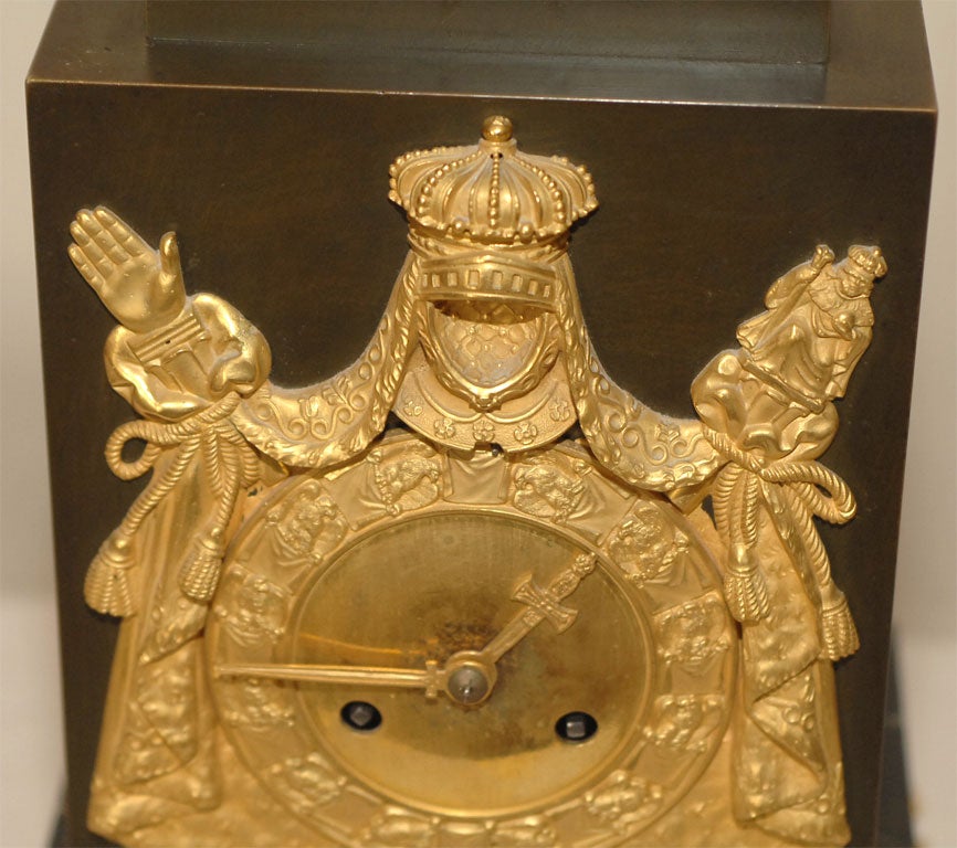 Bust of Napoleon Clock For Sale at 1stDibs