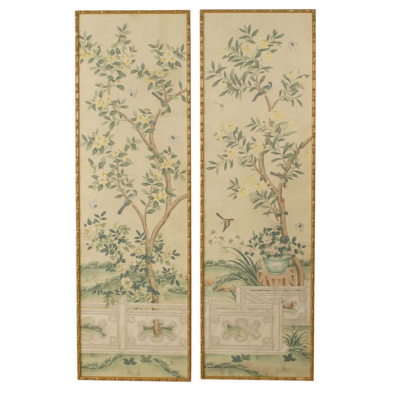 Two Chinese Panels at 1stDibs