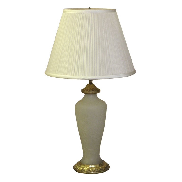 Steuben Acid-Cut-Back Table Lamp at 1stDibs