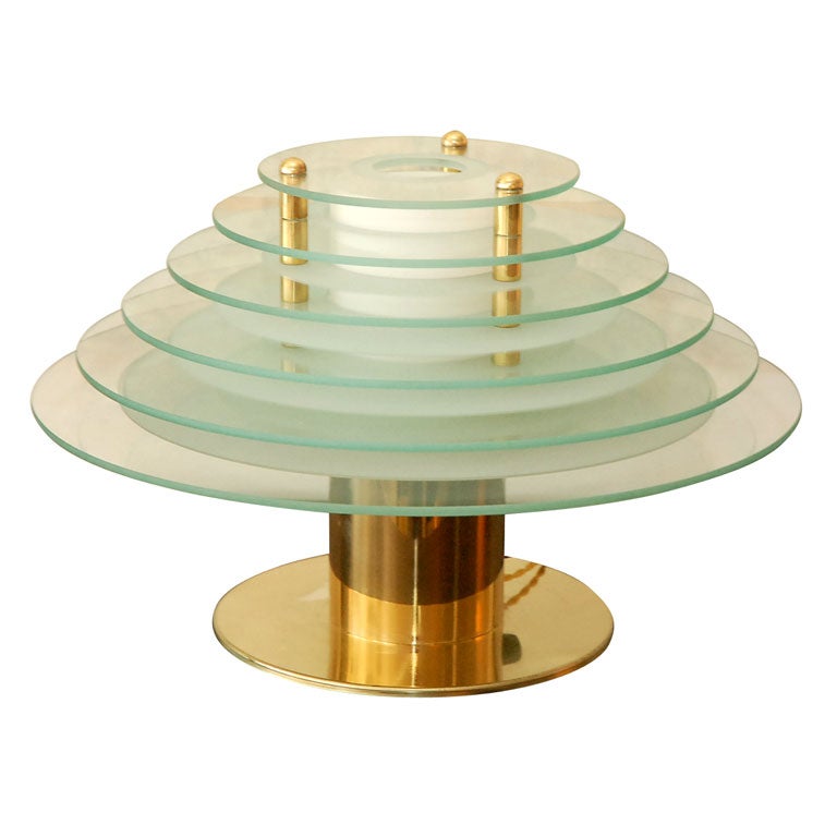 Glass Table Lamp by Targetti Sankey at 1stDibs