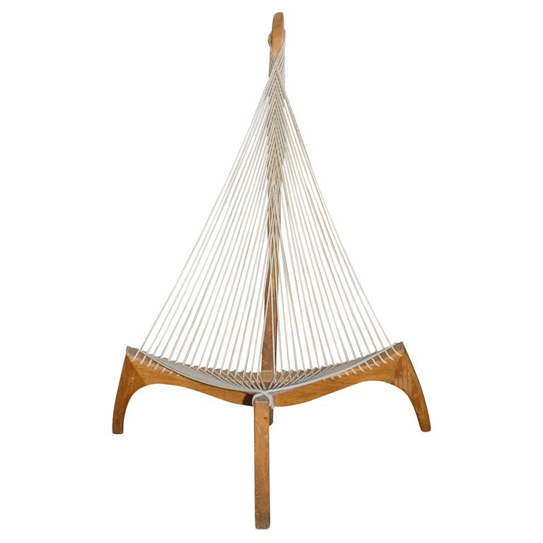Wood and Rope Chair at 1stDibs | wood and rope chair