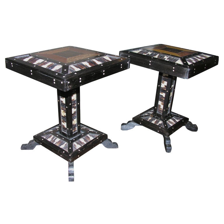 Pair of 19th Century English Quill Tables at 1stDibs