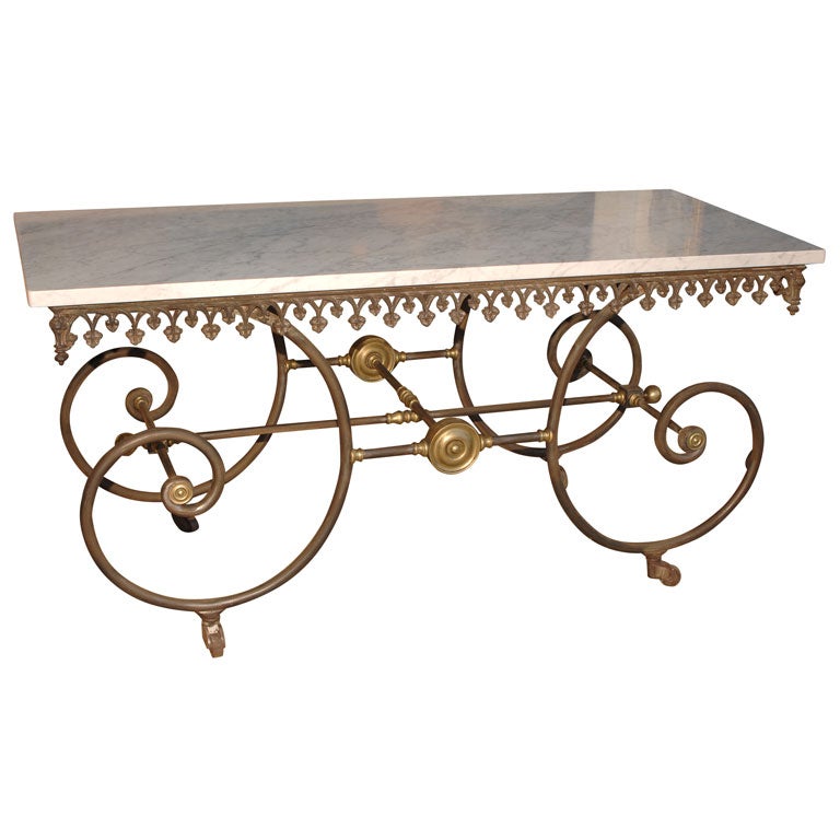 French Pastry / Bakers Table at 1stDibs
