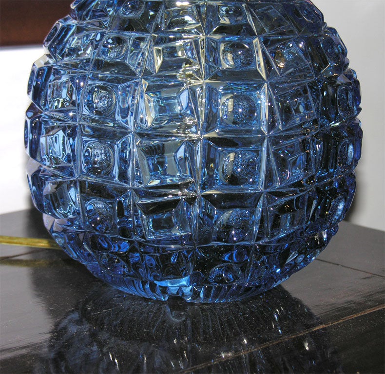 Depression Glass Double lit Lamp at 1stDibs | depression glass lamps