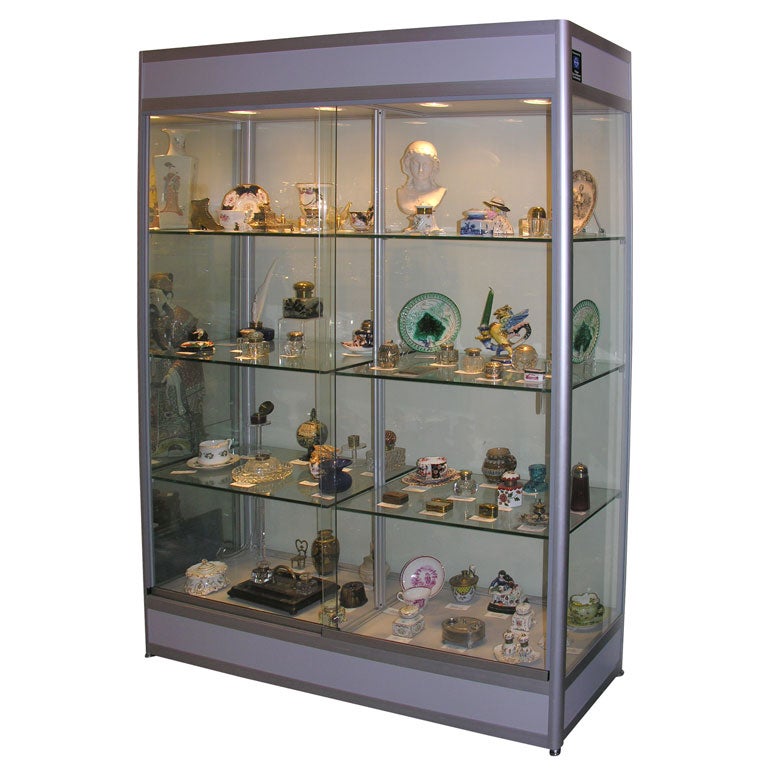 Showcase Display Cabinet Large and Lighted For Sale at 1stDibs | large ...