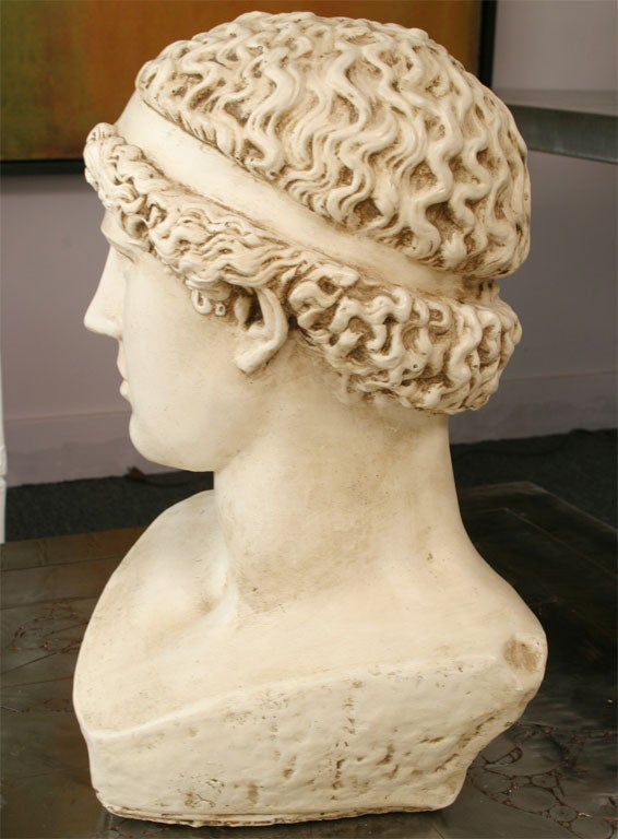 LIFESIZE HEAD OF ATHENA LEMNIA REPRODUCED IN ROME, ITALY at 1stDibs