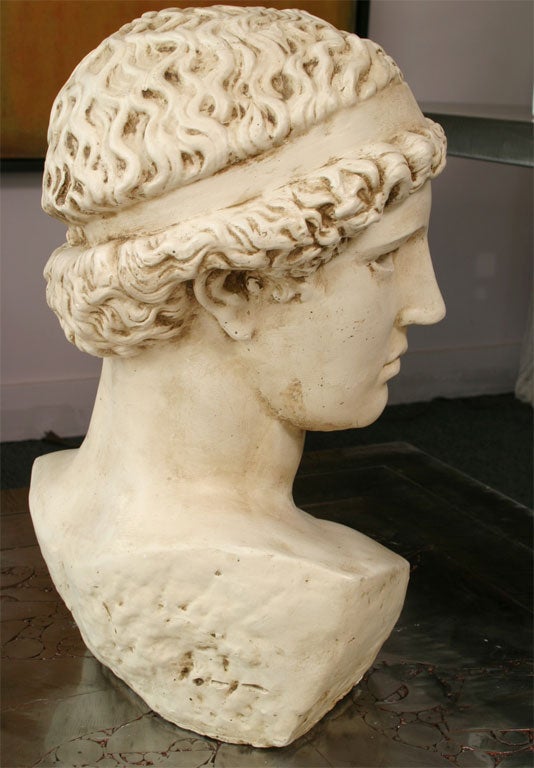 LIFESIZE HEAD OF ATHENA LEMNIA REPRODUCED IN ROME, ITALY at 1stDibs