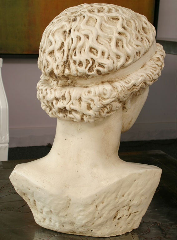 LIFESIZE HEAD OF ATHENA LEMNIA REPRODUCED IN ROME, ITALY at 1stDibs