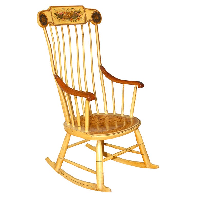 Cottage Rocker For Sale at 1stDibs