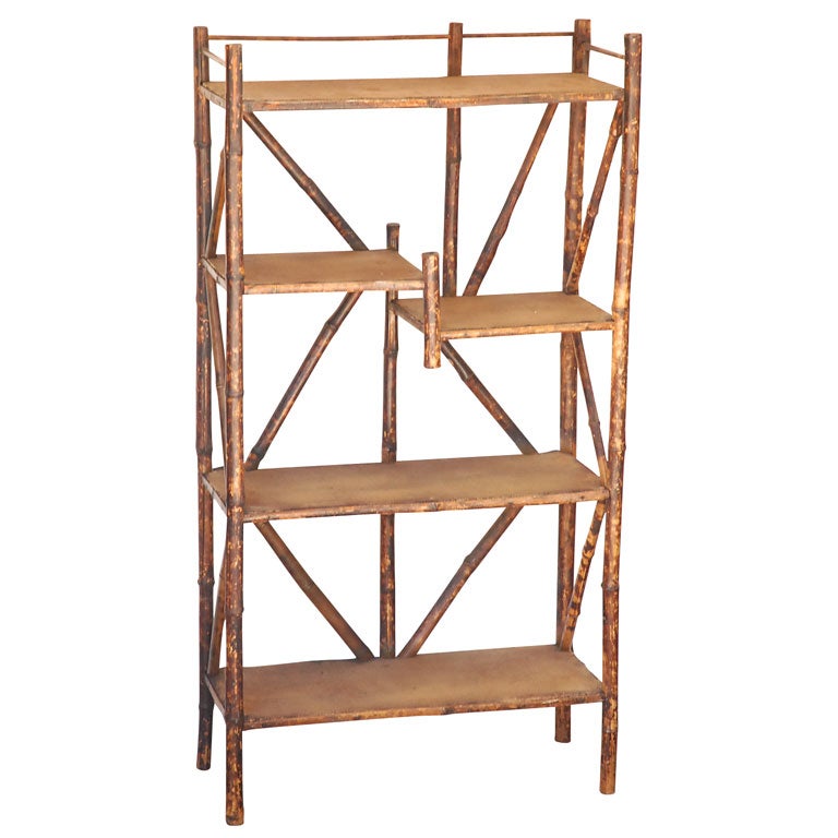 Bamboo shelf For Sale at 1stDibs