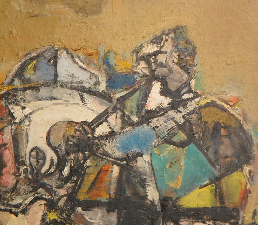 Henry Botkin oil painting on masonite/board at 1stDibs