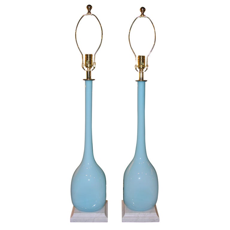 Best Blue Marble Table Lamps for Sale on 1stDibs