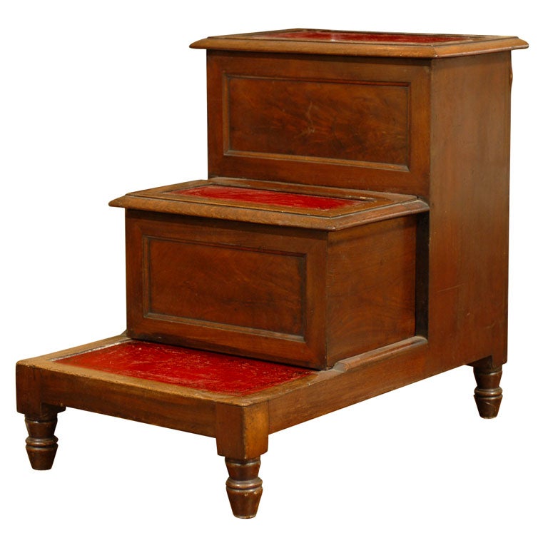 English Mahogany steps at 1stDibs