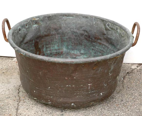Huge Copper Boiling Pot at 1stDibs