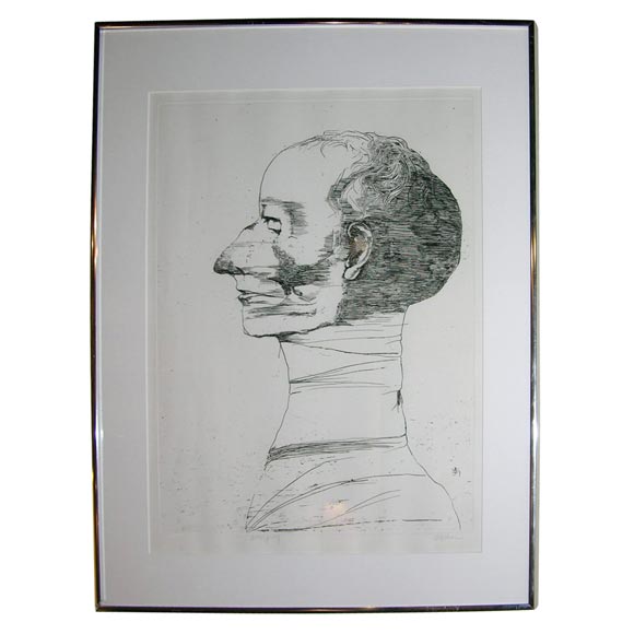 Leonard Baskin Litho Artist Proof at 1stDibs