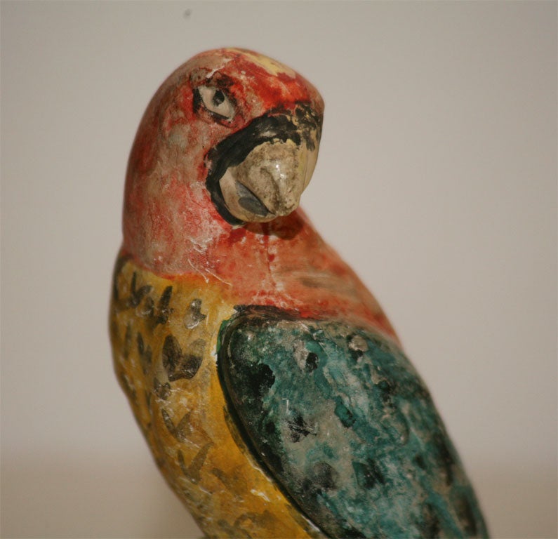 Pr.Chalkware Parrots For Sale at 1stDibs