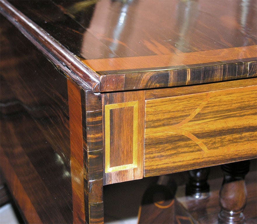 Regency Calamander Satinwood Inlaid Sofa Table, circa 1810 For Sale at ...