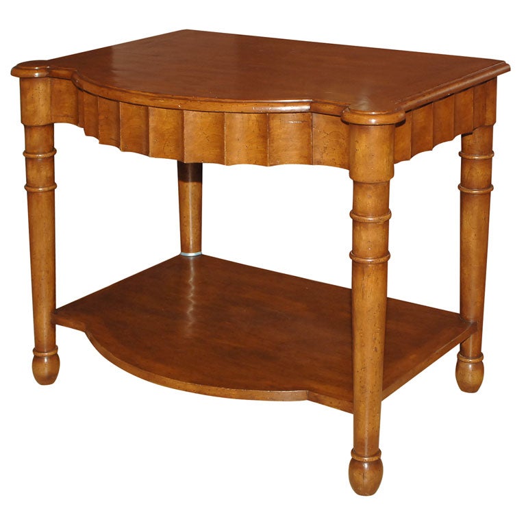 Scalloped Console For Sale at 1stDibs