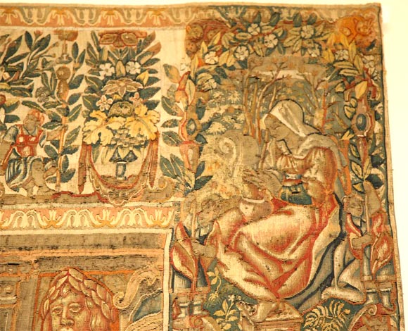 very fine Late 16th Century Flemish Baroque Tapestry. at 1stDibs